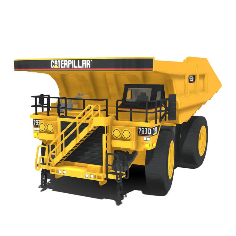 Voxel Caterpillar Dumper 793D - Rezoro3D