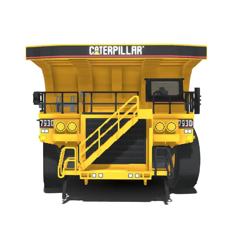 Voxel Caterpillar Dumper 793D - Rezoro3D
