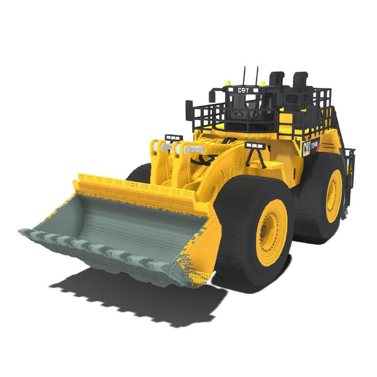 Voxel Caterpillar Wheel Loader 994H - Rezoro3D