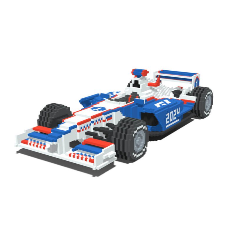 Voxel F1 Car - Rezoro3D