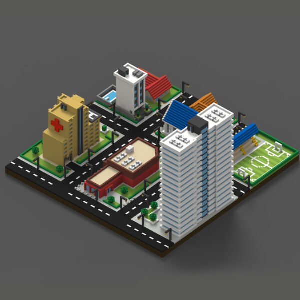 Voxel City - Rezoro3D