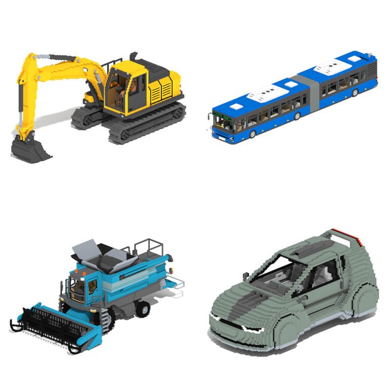 Voxel Vehicles Pack 2 - Rezoro3D