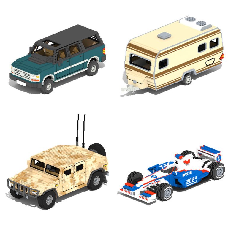 Voxel Vehicles Pack 2 - Rezoro3D