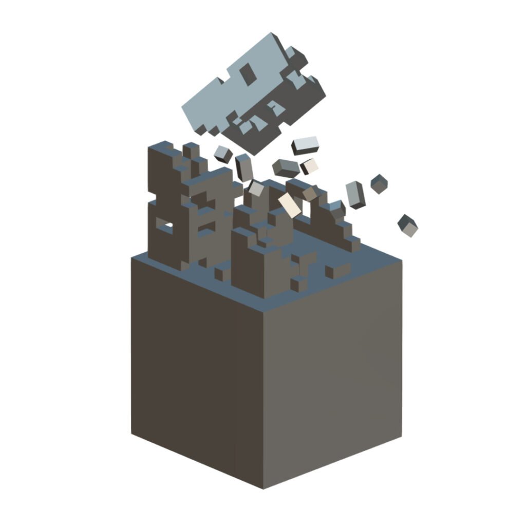 Voxel Minecraft VS Lego Map 1 - Rezoro3D