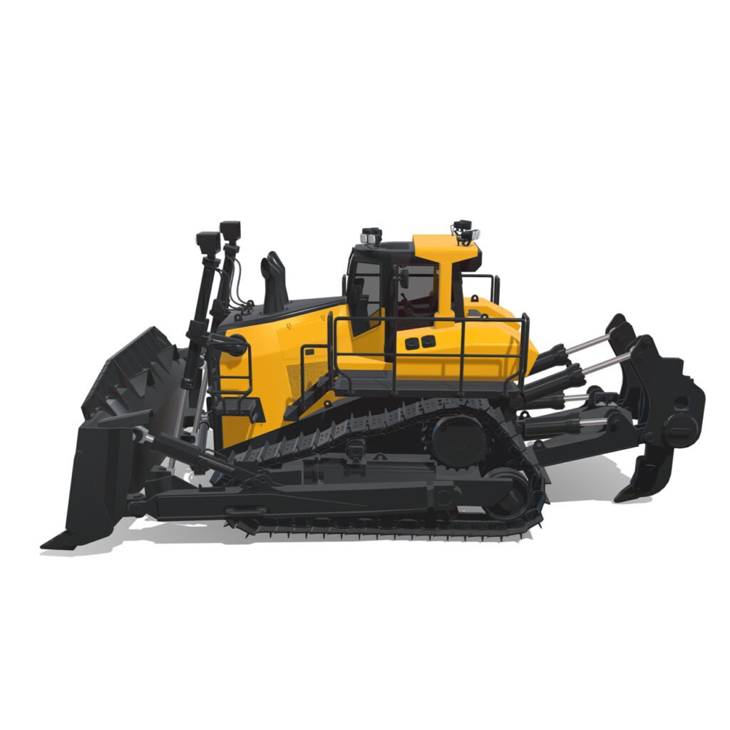Rezoro3D Bulldozer RB2000 3D Model - Rezoro3D