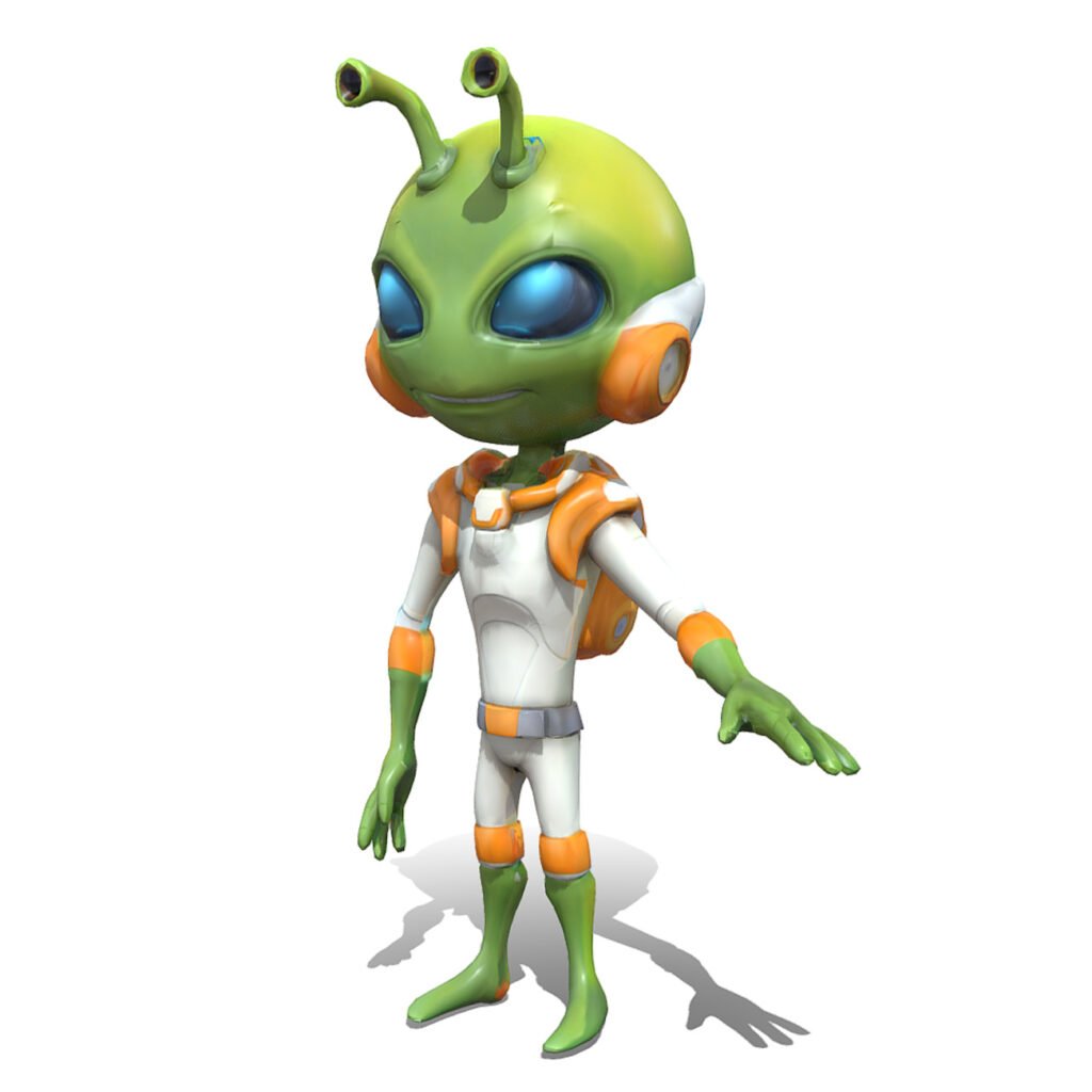 Alien 3D Model - Rezoro3D