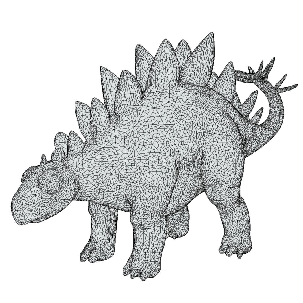 Dino Stego 3D Model - Rezoro3D