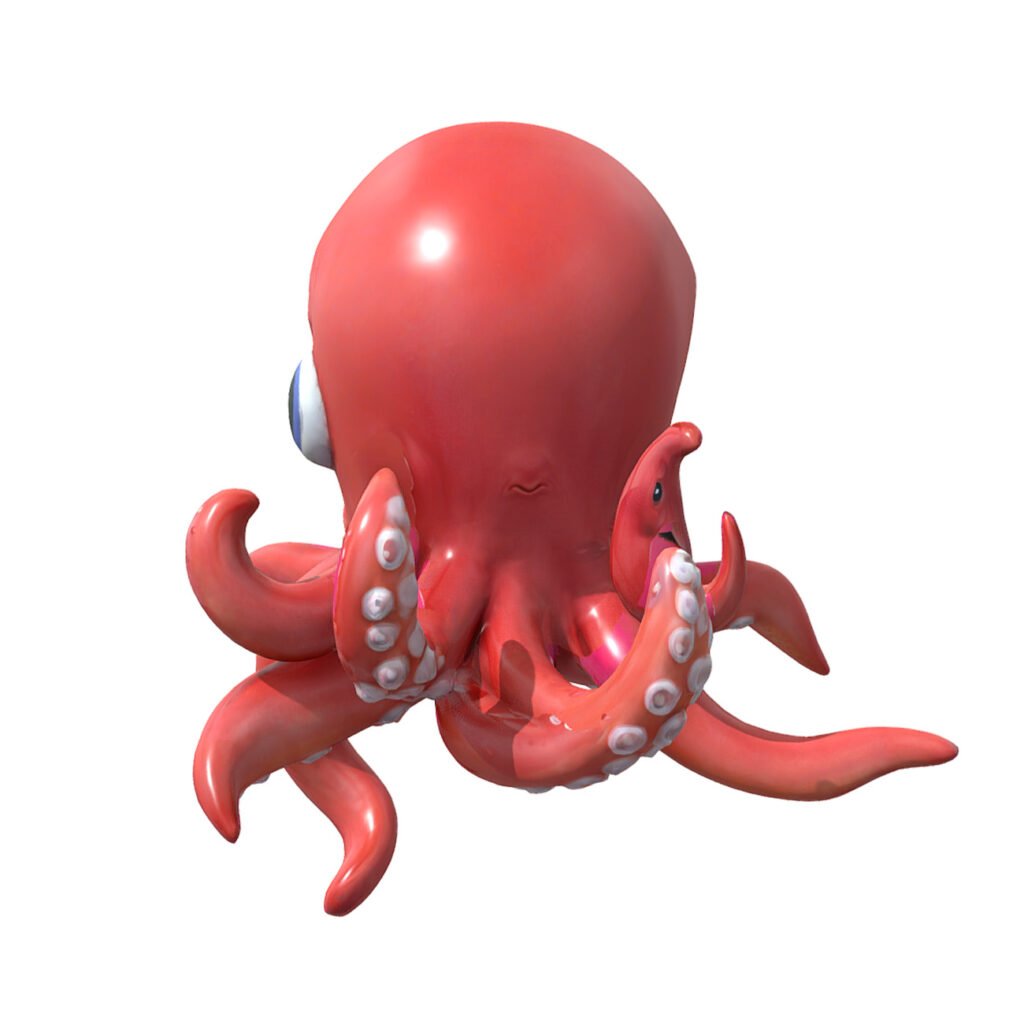 Octopus 3D Model - Rezoro3D