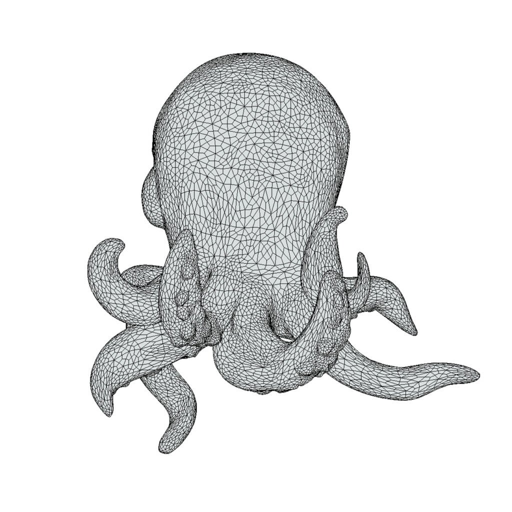 Octopus 3D Model - Rezoro3D
