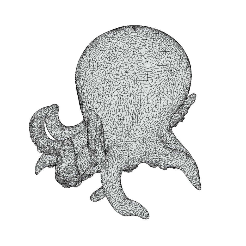 Octopus 3D Model - Rezoro3D