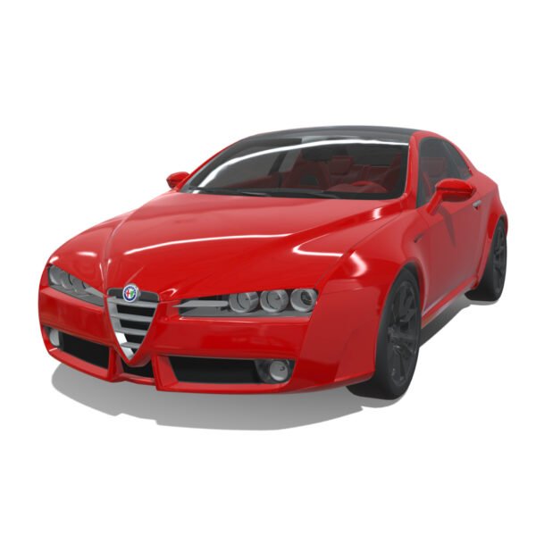 Alfa Romeo Autodelta Brera 2007 3D Model - Rezoro3D